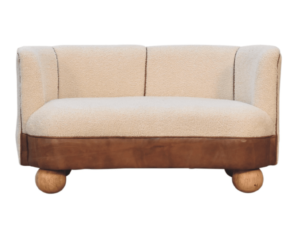Boucle Buffalo Hide Sofa – Furniture by Jackson